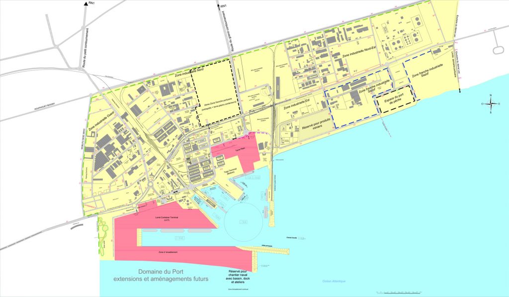 Plan général du port - Port autonome de Lomé