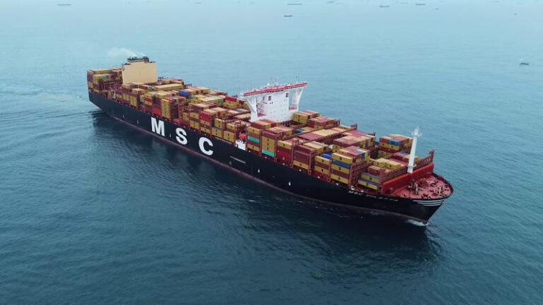 MSC DILETTA plus grand porte-conteneurs jamais accueilli au Port Lomé